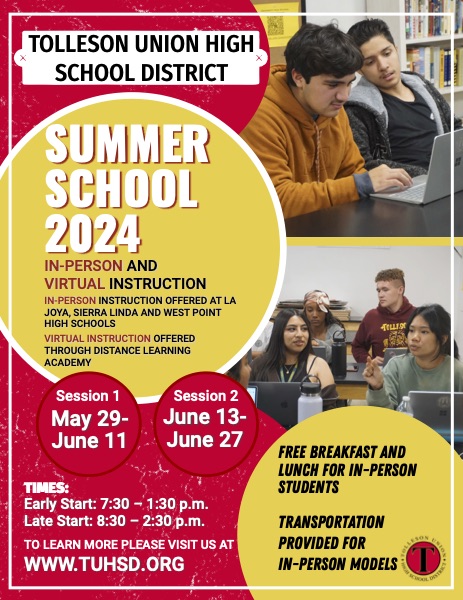 Tolleson Union High School District - Summer Programs